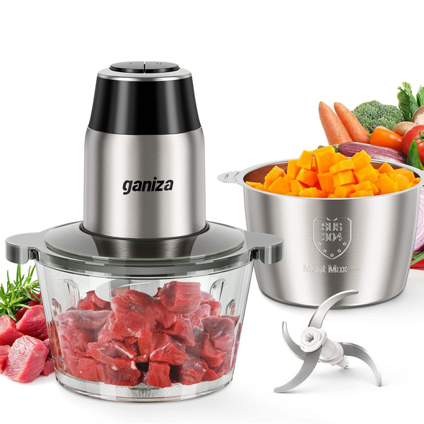 Food Processors, Electric Chopper With Meat Grinder & Veggie Chopper ...