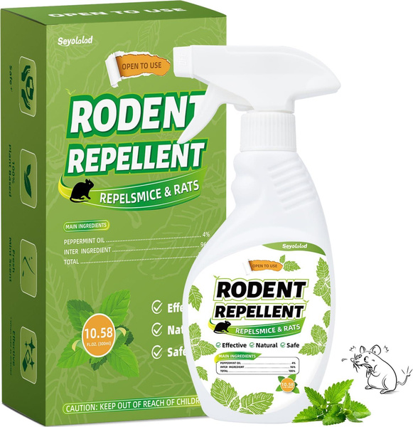 Peppermint Oil Spray for Rodents Rodent Repellent Peppermint Oil to ...