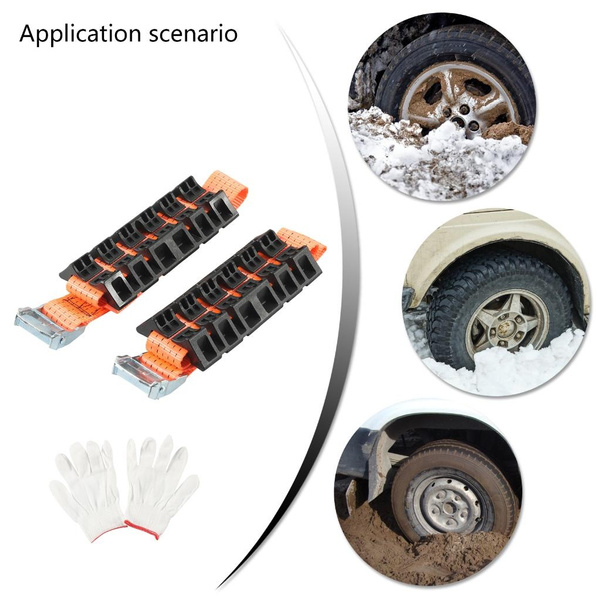 Traction Tracks Mat Tire Recovery Track Pad Roll Car Vehicle Tyre ...