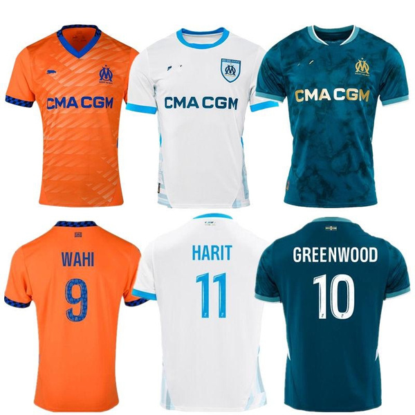 2024 2025 Greenwood Marseilles Soccer jersey 24 25 Balerdi WAHI Home ...