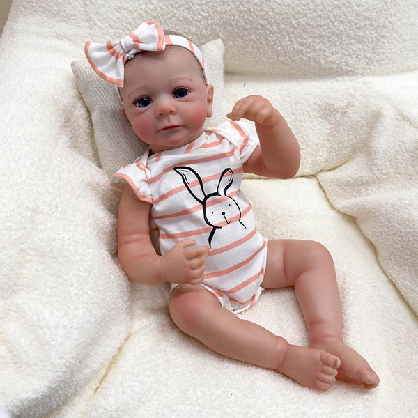 19inch Fecilia Full Body Lifelike Doll Awake Reborn Baby Size 3D Skin 19inch Fecilia Full Body Lifelike Doll Awake Reborn Baby Size 3D Skin