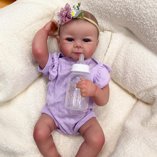 19inch Full Body Lifelike Doll Juliette Awake Reborn Baby Size 3D Skin 19inch Full Body Lifelike Doll Juliette Awake Reborn Baby Size 3D Skin