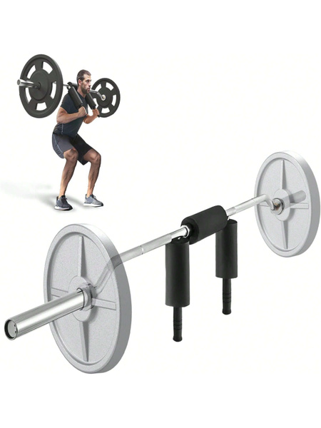 Safety Squat Bar 700LBS Barbell With Comfortable Neck Pad,Rackable ...