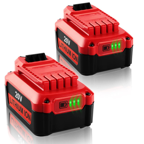 2 Pack 20V 6.5Ah Replacement Battery For Craftsman V20 Lithium Ion ...