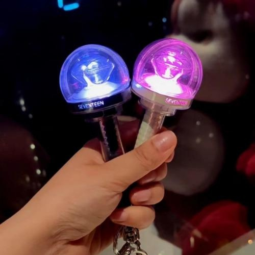 Kpop Seventeen Mini Lightsticks SVT 세븐틴 Lightstick Keychain Merchandise ...
