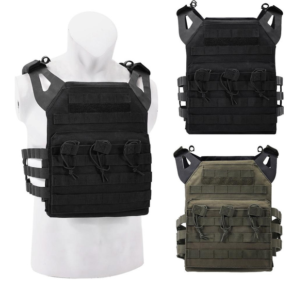 Tactical JPC Vest Body Armor Hunting Plate Carrier Vest Airsoft ...