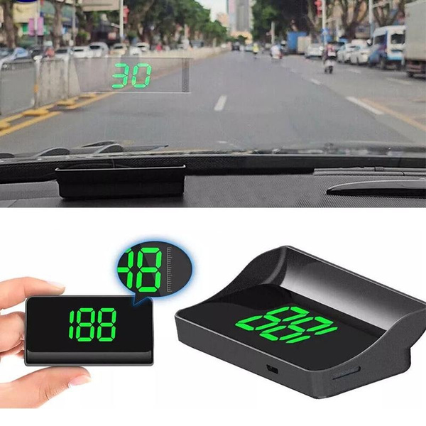 Universal HUD GPS Speedometer Head Up Display Odometer Car Digital ...