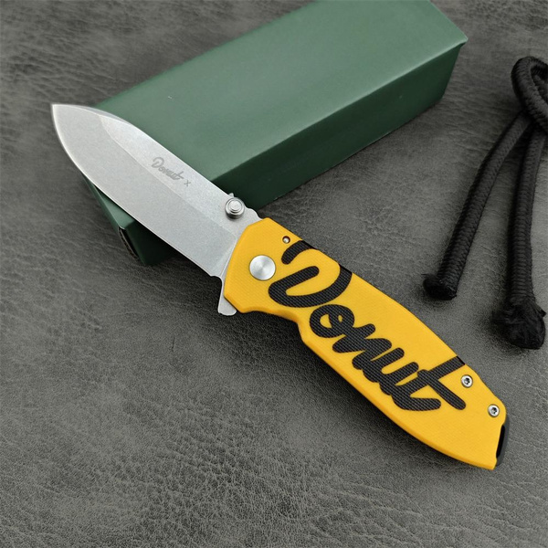 Donut X C.R Squid Utility IKBS Ball Bearing Assisted Pocket Knife D2 ...