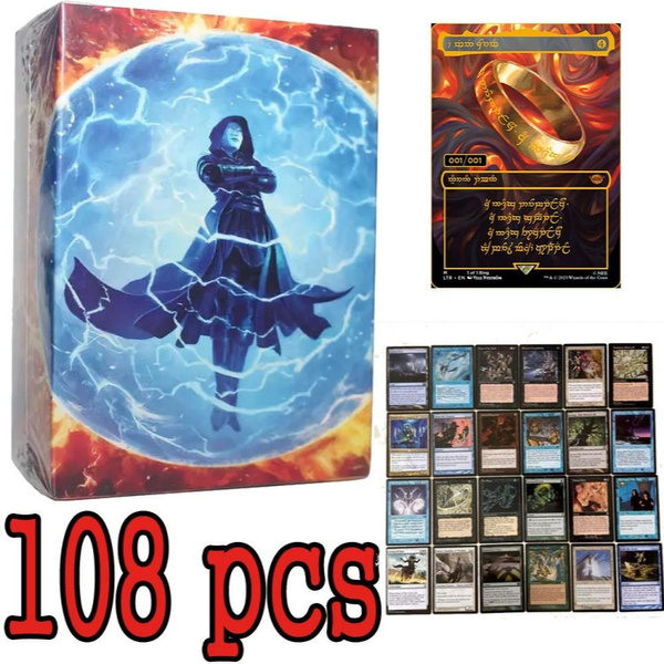 108pcs Blue Core Magic The Gathering Cards P9 Dual Land Fetch Land ...