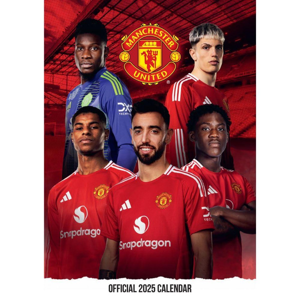 Manchester United FC 2025 A3 Wall Calendar | Wish
