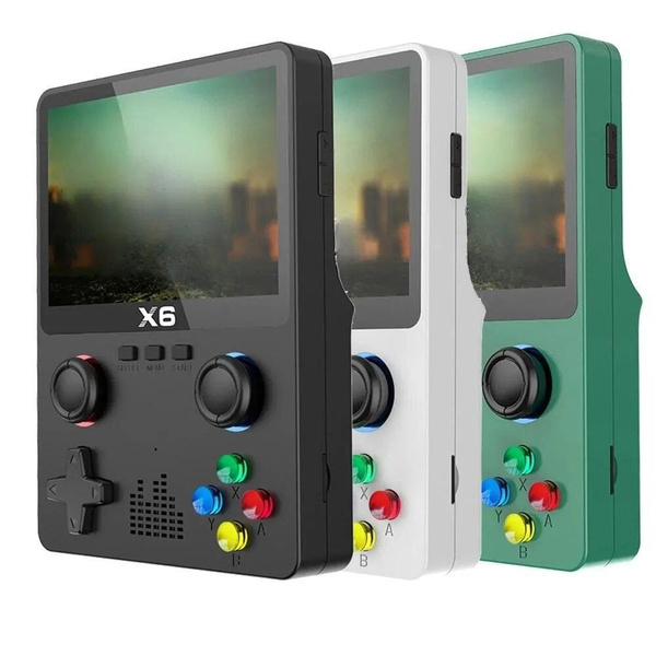 10000 games X6 Handheld Game Console 3.5 Inch Screen 64GB Portable ...