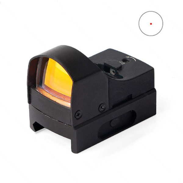 Tactical Red Dot Sight Collimator Rifle Reflex Sight Scope fit 20mm ...