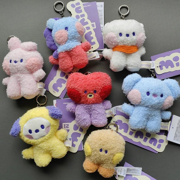 BT21 Minini 4" plush toy COOKY CHIMMY TATA RJ KOYA SHOOKY MANG Figure ...