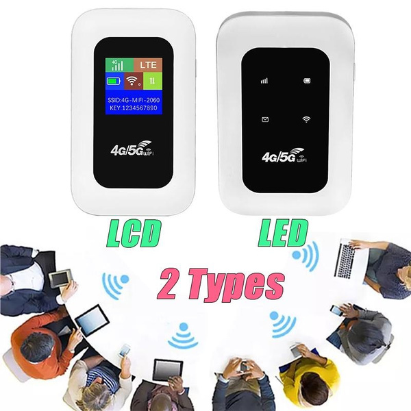 4G/5G LTE LCD/LED Router Portable Mobile WLAN Router Hotspot WLAN Modem ...