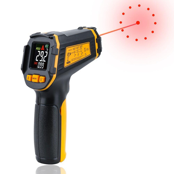Digital Infrared Thermometer Laser Temperature Meter Non-contact ...