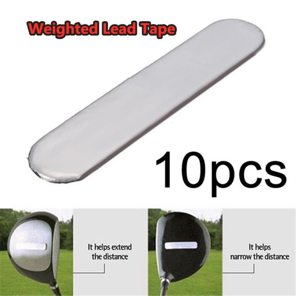 10 pcs Lead Tape to Add Swing Weight for Golf Club Tennis Racket Iron ...