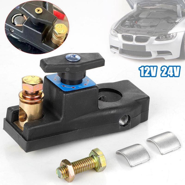 1PCS Battery Disconnect Switch Car Battery Switch Isolator Terminal 12V ...