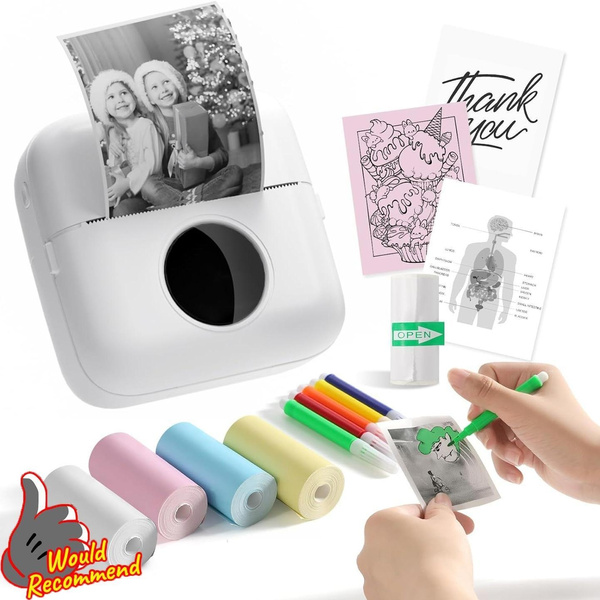 Mini Sticker Printer Note Buddy Portable Printer, Small Thermal Printer ...