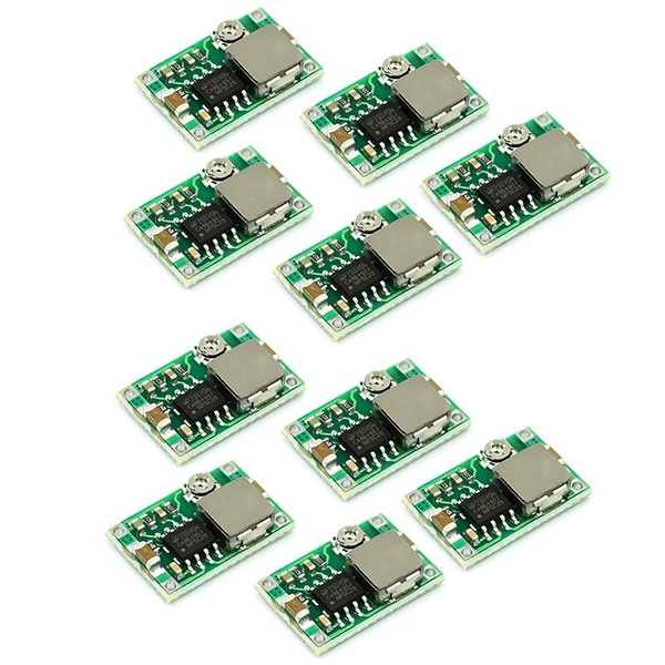 10PCS Ultra Mini 3A DC-DC Converter 1.0V-17V Step Down Buck Adapter ...