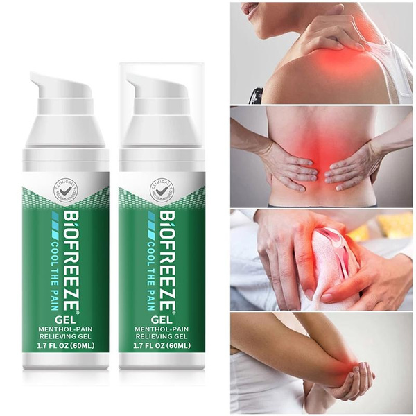 Menthol Pain Relief Cream, Back Pain, Muscle Soreness, Sprains ...
