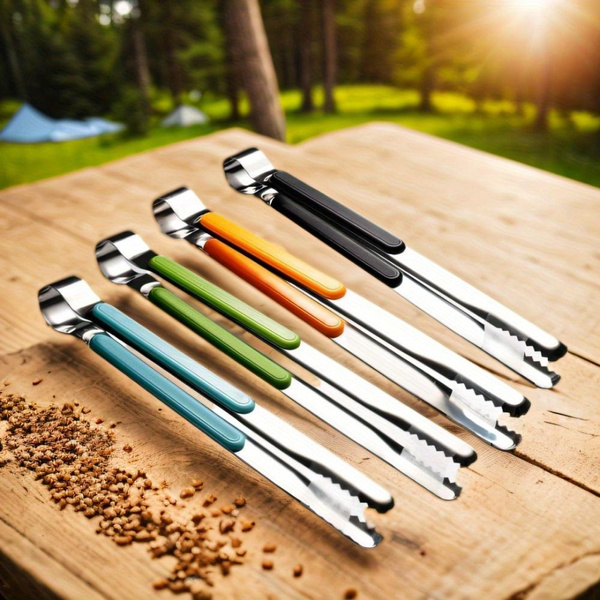 1pc Cooking Service Pliers Anti Slip and Comfortable Grip Stainless ...