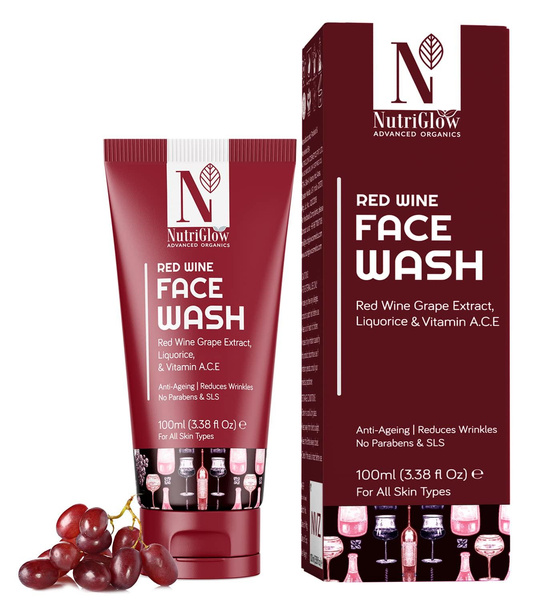 NUTRIGLOW Advanced Organics face wash, Anti-Ageing/Reduces Wrinkles ...