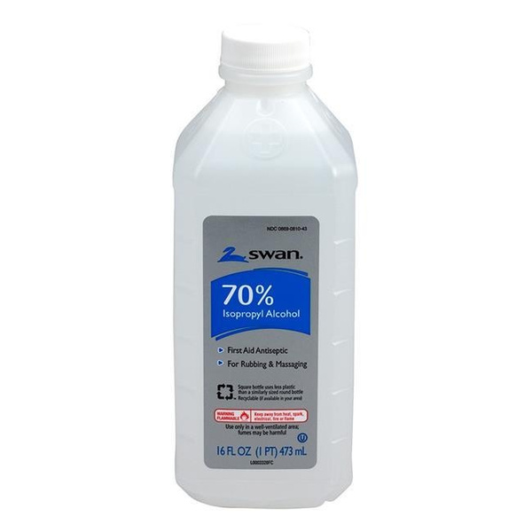 First Aid Only M313 16 oz First Aid Kit Rubbing Alcohol - Isopropyl ...