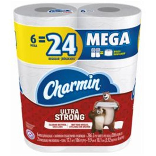 Procter & Gamble 250270 Charmin Mega Tissue - Pack of 4, 6 per Pack | Wish