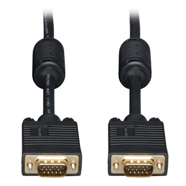 VGA Coax Monitor Cable, High Resolution, HD15 M-M, 20 ft. | Wish
