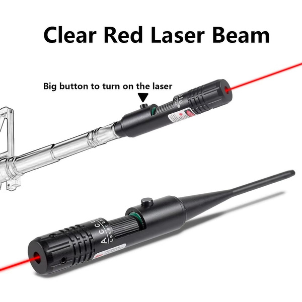 Tactical Rifle Red Laser Bore Sighter Collimator Kit With Box Laser ...