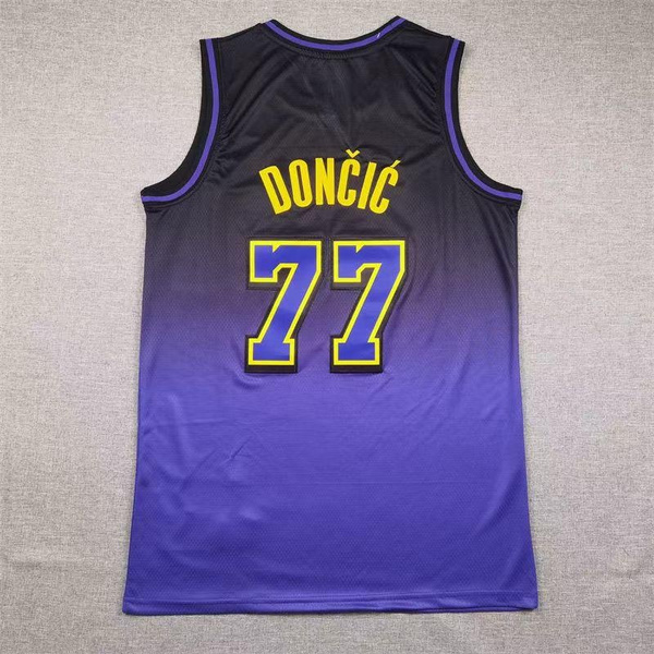 Los AngelsLakers Luca 77# Doncic All Stitched Basketball Jerseys Custom ...