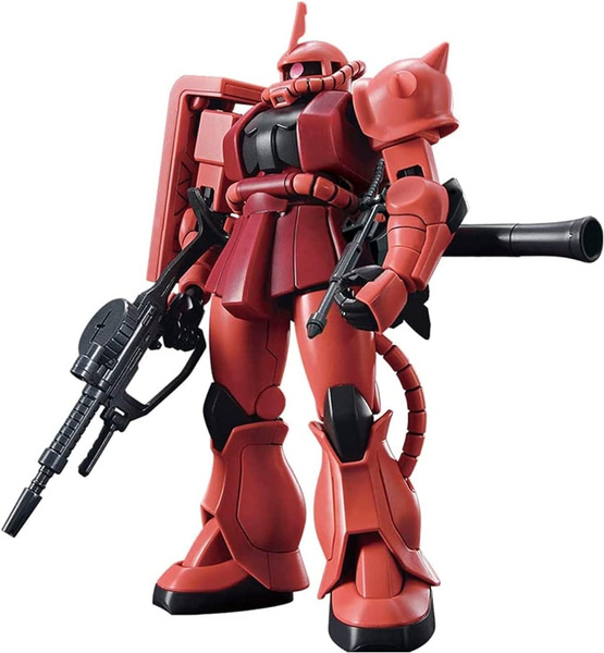 HGUC Mobile Suit Gundam Char’s Zaku II Model, 1/144 Scale, Color-Coded ...