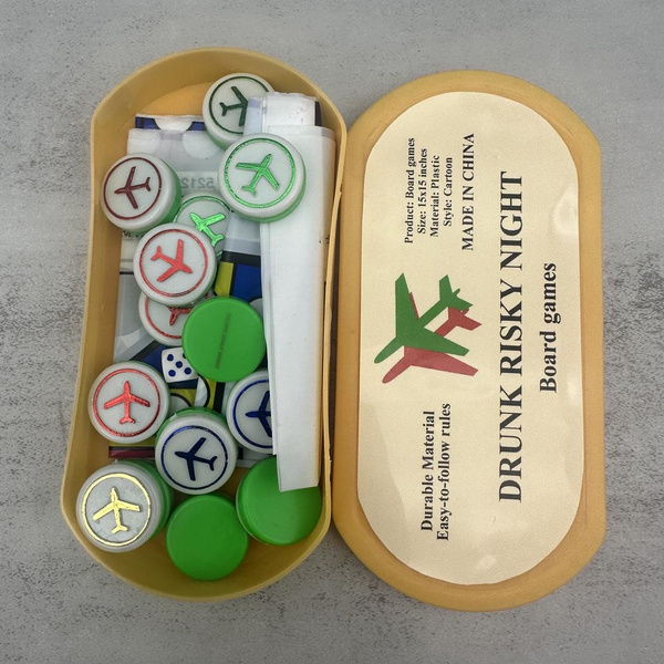 DRUNK RISKY NIGHT Classic Flight Chess Board Game: A Fun and Strategic ...