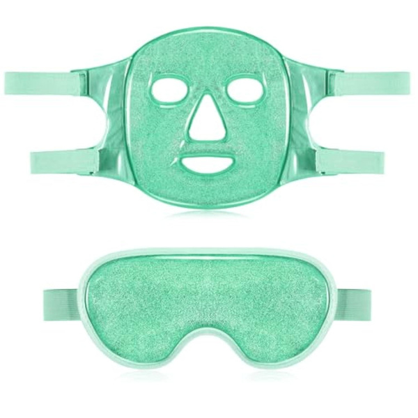 Gel Ice Face Eye Mask Cooling Face Eye Masks For Reducing Puffiness ...