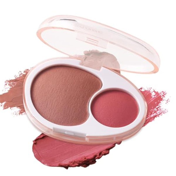 Cream Dual Blush For Cheeks: Lightweight Highly Pigmented Blush ...