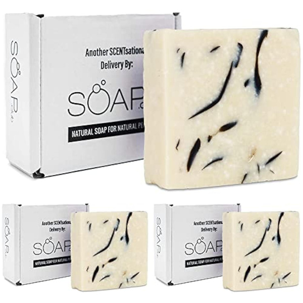 Natural Bar Soap Gift Sets For Men - Masculine Scent Of Cedarwood, Tea ...