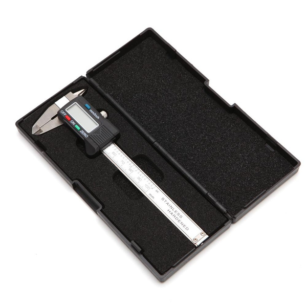 Caliper Stainless Steel Digital Calipers with Fractions Inch Metric ...
