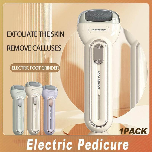 1PACK Rechargeable Electric Foot File Electric Pedicure Grinder 2 Modes ...