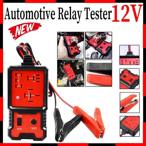 Upgraded 12V Electronic Automotive Relay Tester Universal Auto ...