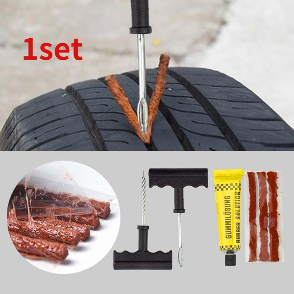1Set Car Tire Repair Tool Tire Repair Kit Studding Tool Set Auto Bike ...