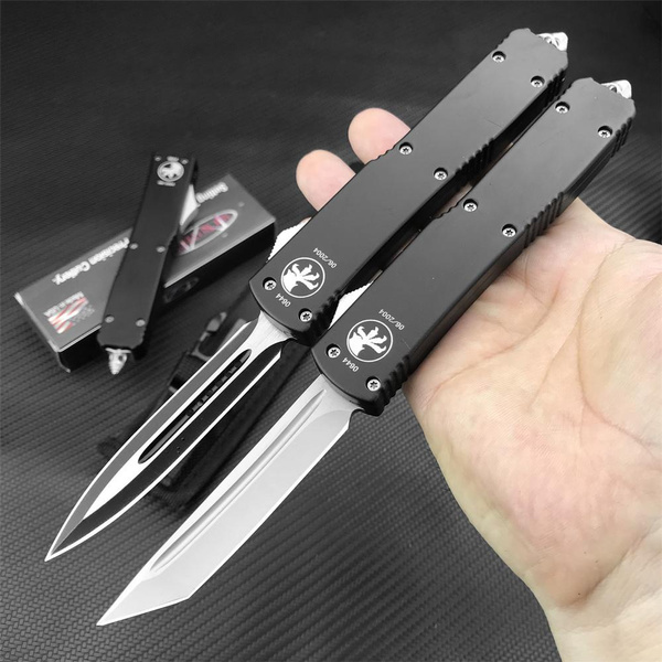New Microtech UTX-700 Aviation Aluminum Handle OTF Spring Automatic ...
