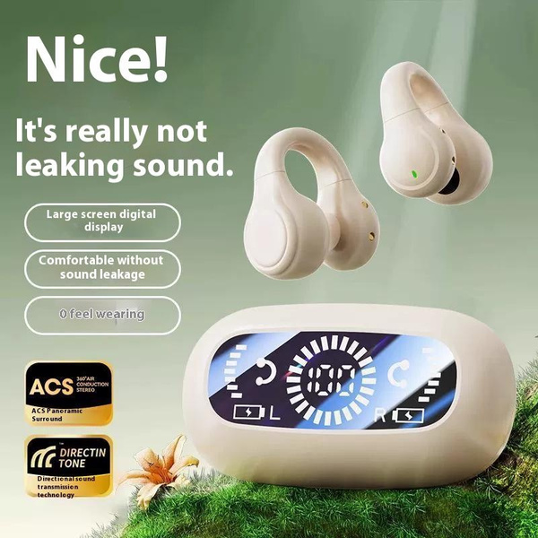 [2025 New Release | Clip-On Bone Conduction] Open-Ear Wireless ...