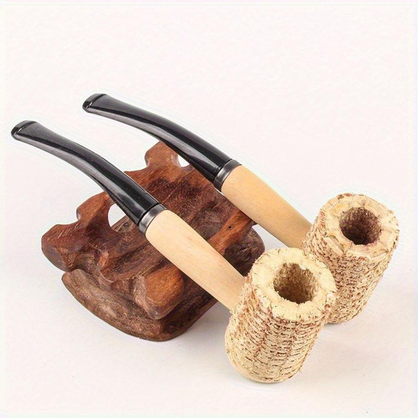 Tobacco Corn Pipe Straight Cigarette Pipes Smoking Pipe Smoking ...