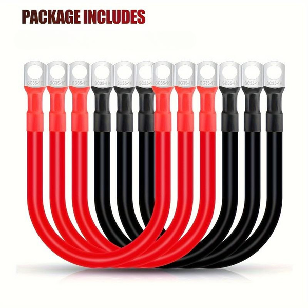 1PC Battery Cable Lugs Terminals Copper Wire, for Motorcycle, Car ...
