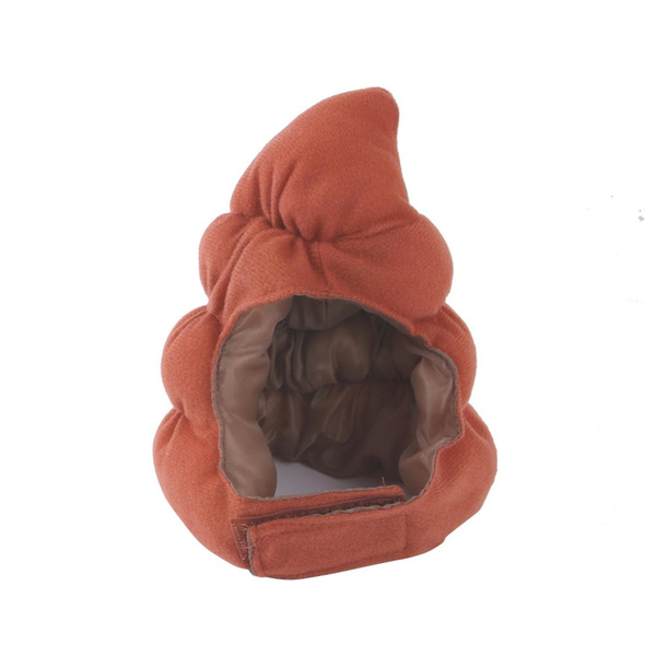 Cute Hat Pet Neck and Ear Warmer Poop-Shape Cap Party Costume ...