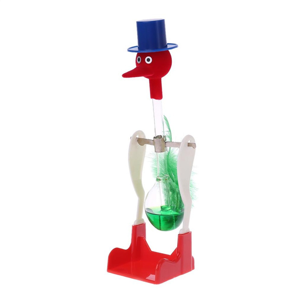 1Pc Non-Stop Liquid Glass Drinking Lucky Bird Duck Desk Toy Perpetual ...