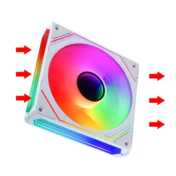 ARGB Computer Chassis Cooling Fan 12cm PWM Cooling Radiator for Desktop ...