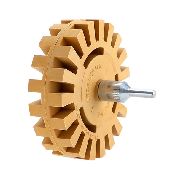 4 inch Rubber Grinding Wheel Quick Deglue Abrasive Disc Polishing Wheel ...