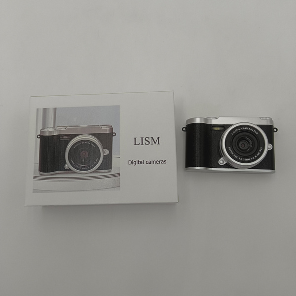 LISM Digital cameras Black and Silver Digital Camera, Retro Style ...