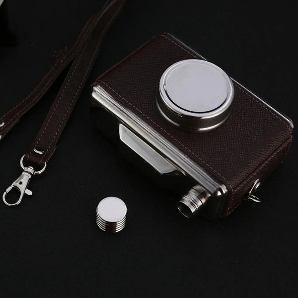 Portable Hide Alcohol Liquor Whiskey Containers Bottle Stainless Steel ...